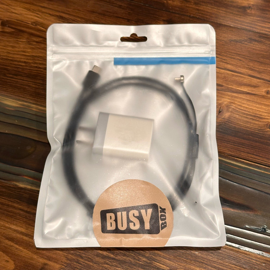Power Pack Bundle: Charger + Cable. – BusyBox Corp.